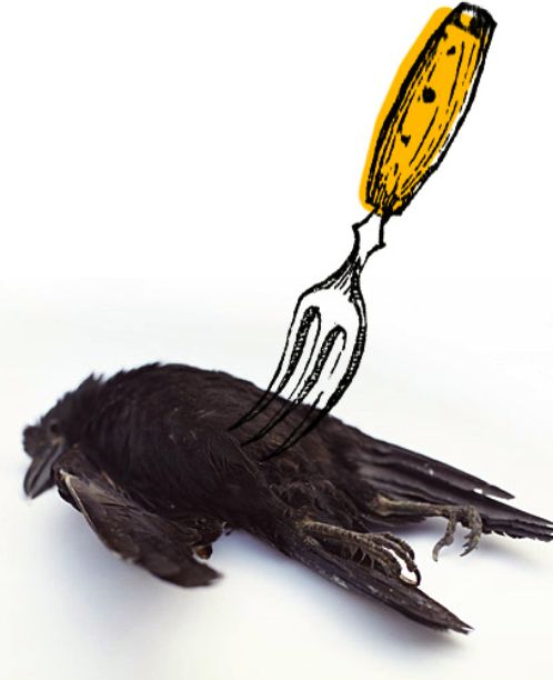 Silver Unpolished- If You Have To Eat Crow Do It With Grace ( And Wine)